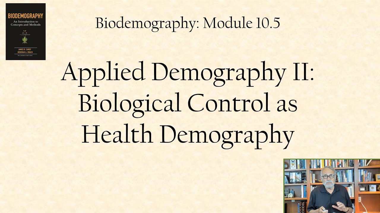 Applied Demography II: Biological control as health demography - YouTube
