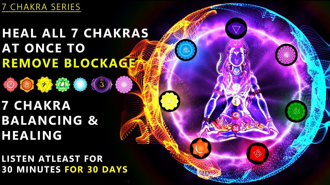 HEAL ALL 7 CHAKRAS AT ONCE TO REMOVE BLOCKAGES: SECRET CHAKRA FREQUENCY ...