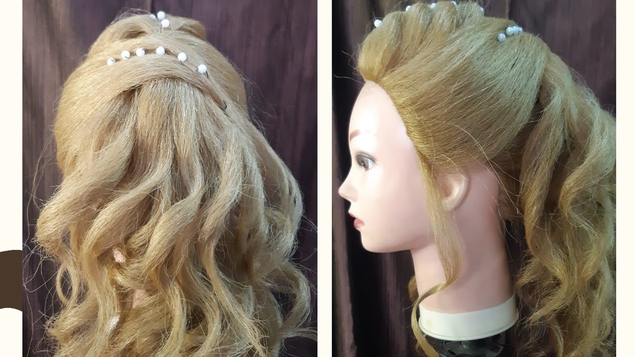 High Ponytail Hairstyle For smart look ||| must watch.... - YouTube