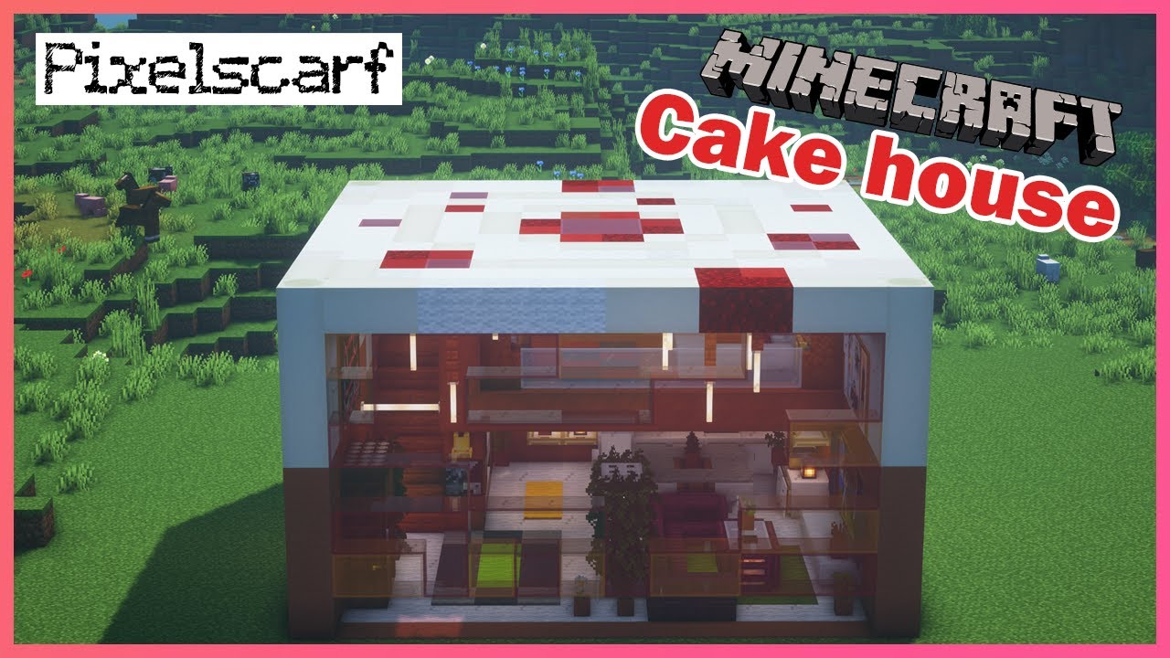 How To Make A Cake House In Minecraft | Speed Build - YouTube