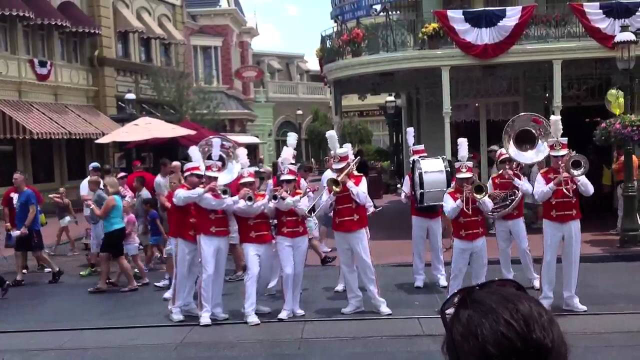 disney world main street philharmonic - YouTube