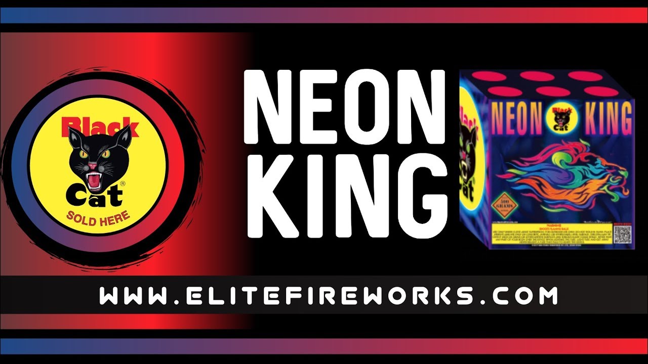 Neon King | X-Tra Large Super Rack from Black Cat Fireworks! - YouTube