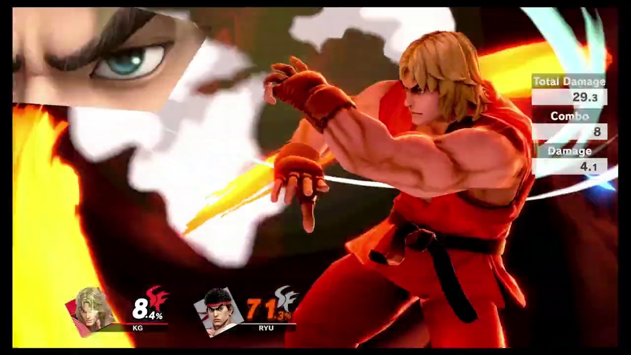 SSBU: Ken Basic Combo Guide - YouTube
