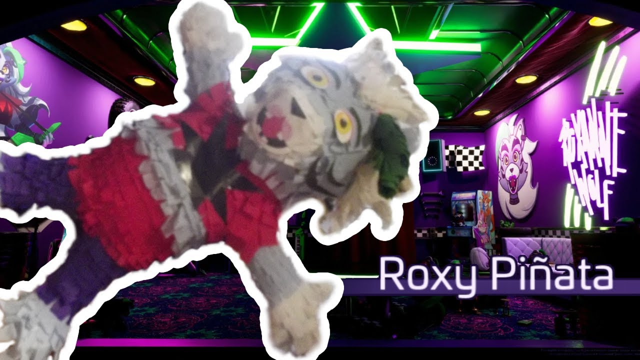 How to make Roxy piñata from FNaF: Security Breach - YouTube