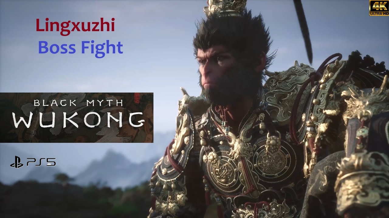 Black Myth Wukong - Lingxuzi Boss Fight PS5 4K 60 FPS - YouTube