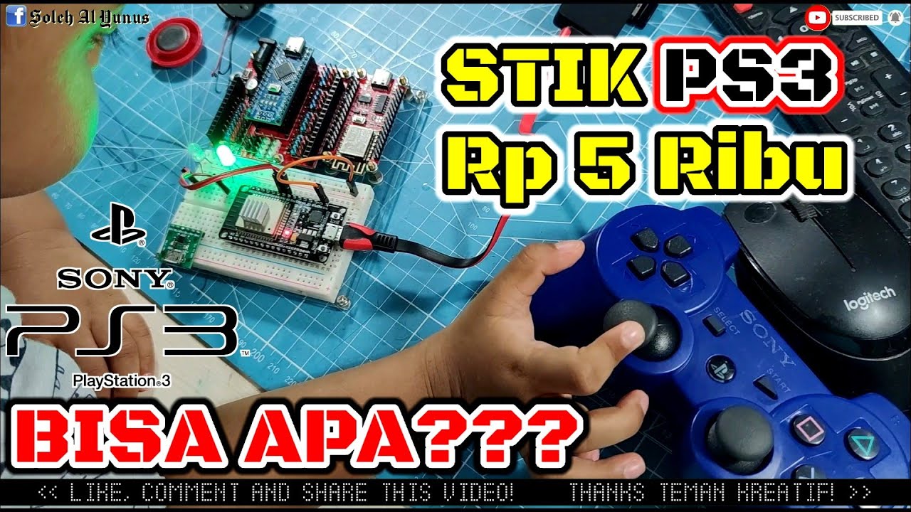Menyalakan Led Menggunakan Stik Ps3 Esp32 Projects Youtube