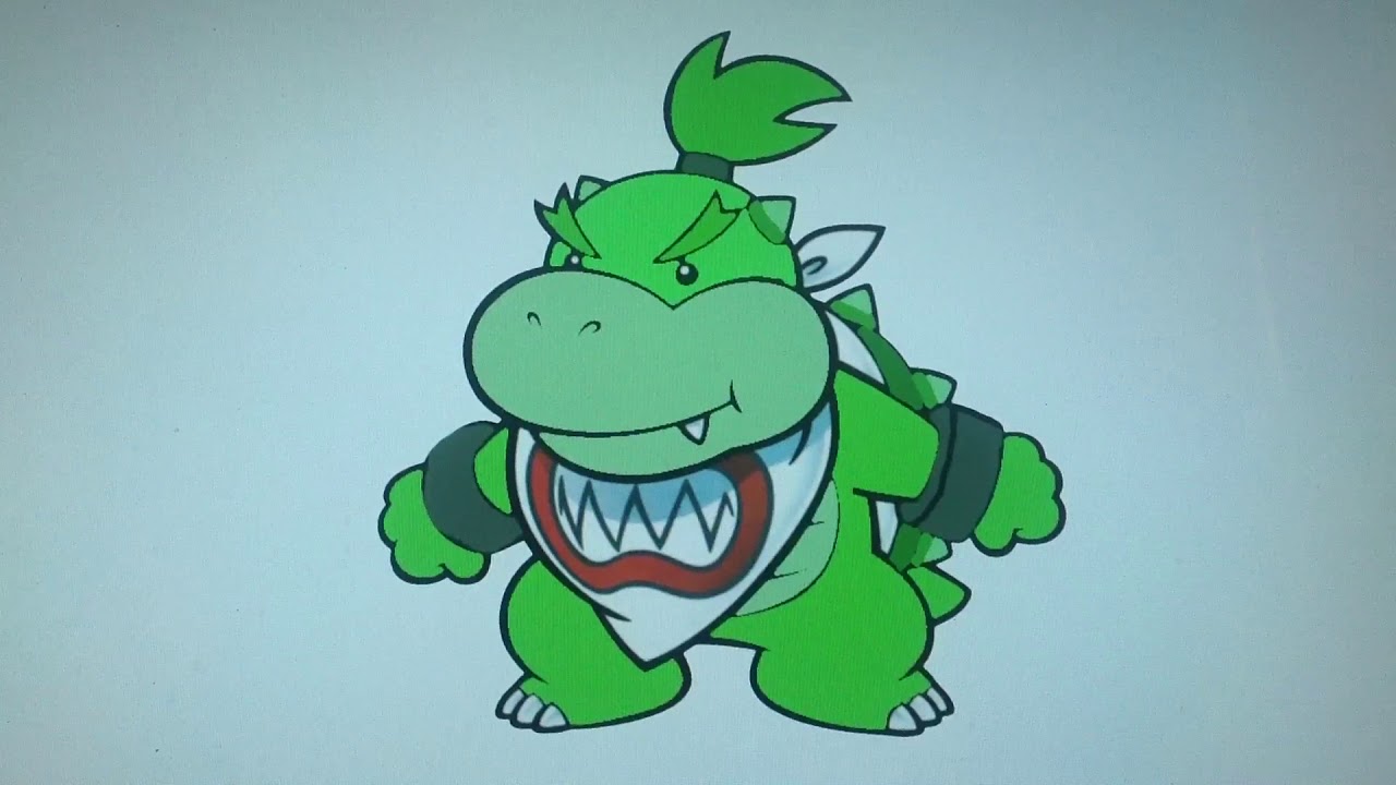 Paper Hammer Bowser Jr. - YouTube