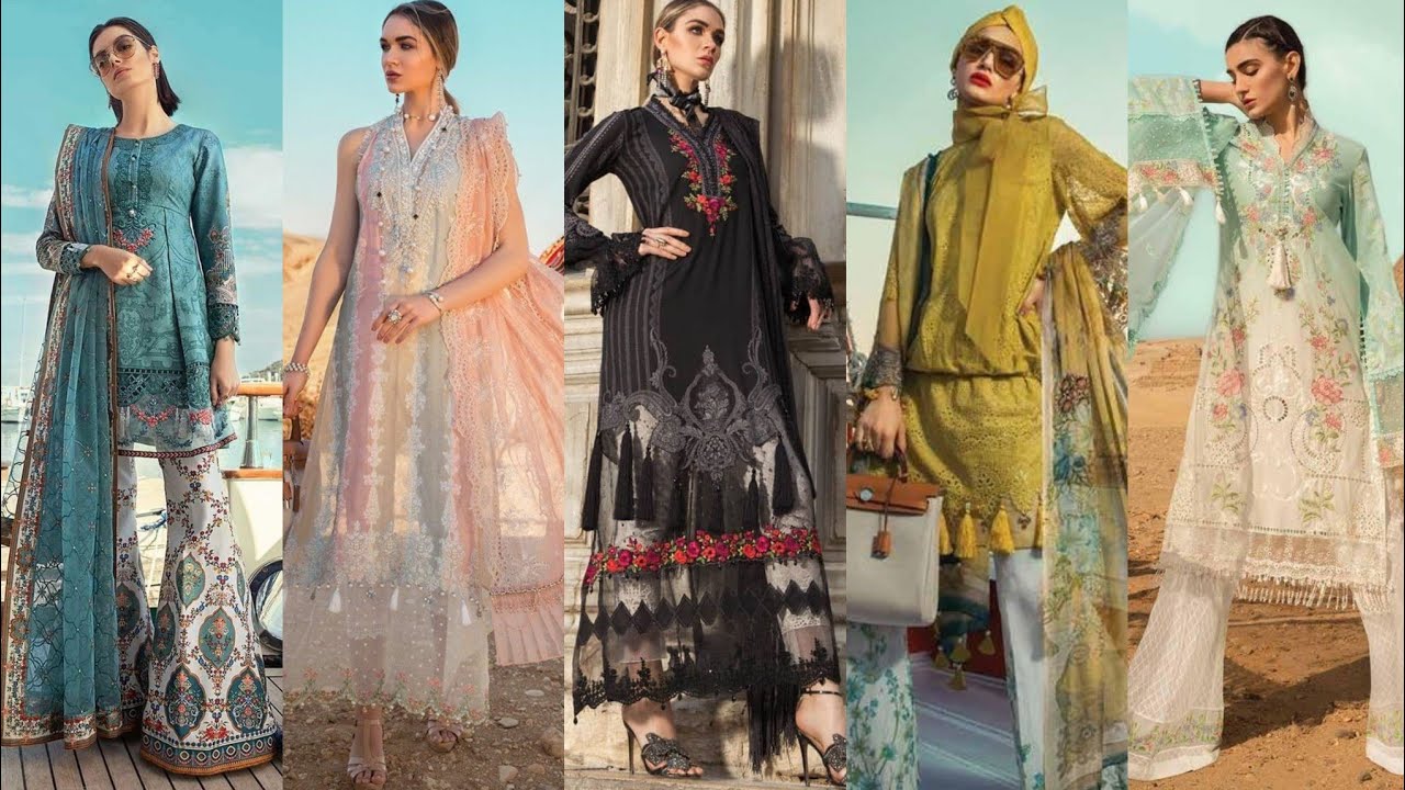 Latest collection of Maria.B summer printed lawn 2020 - YouTube