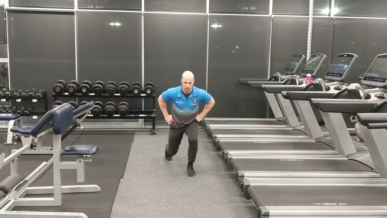 Lunge (walking, march) - YouTube