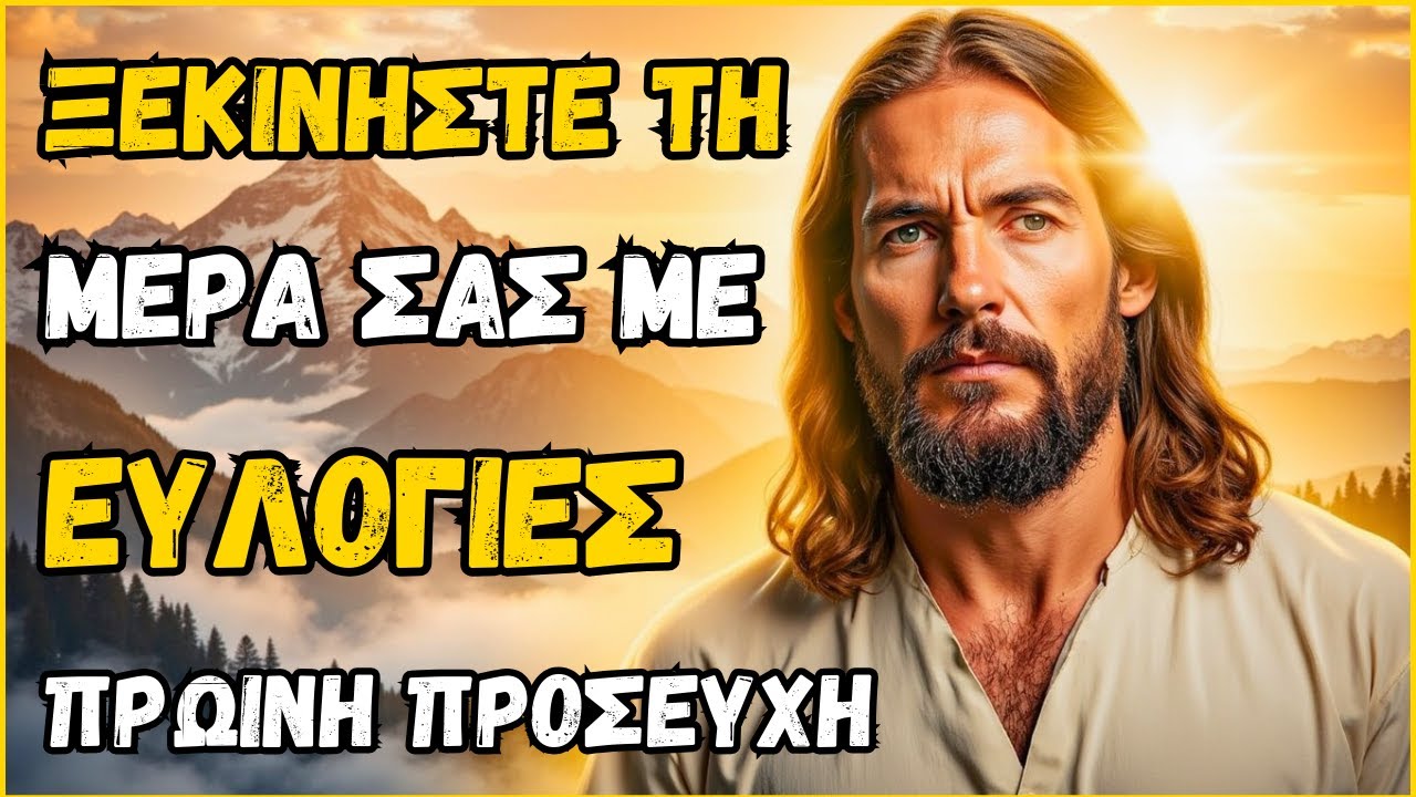ΞΕΚΙΝΗΣΤΕ τη ΜΕΡΑ με ΕΥΛΟΓΙΕΣ: Πρωινή Καθολική ΠΡΟΣΕΥΧΗ για ΕΝΙΣΧΥΣΗ ...
