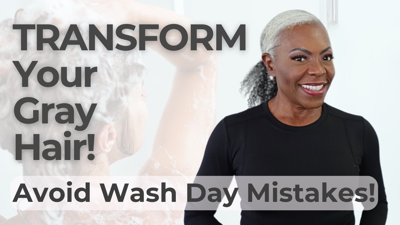 Wash Day Secrets Revealed for Healthy Gray Hair | Why is My Gray Hair Dry? | Angel Cornelius ...