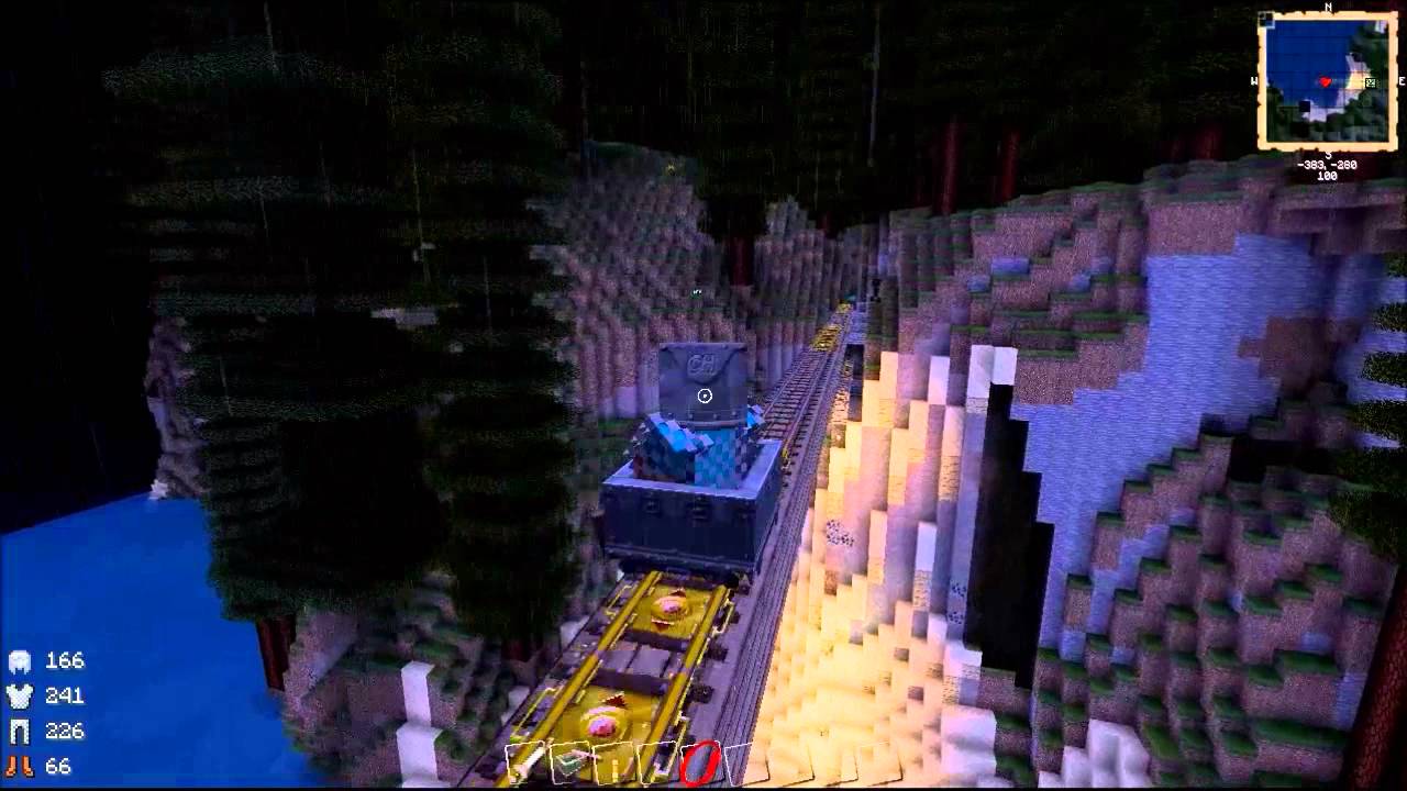 Minecraft Halloween Ghost Train - YouTube