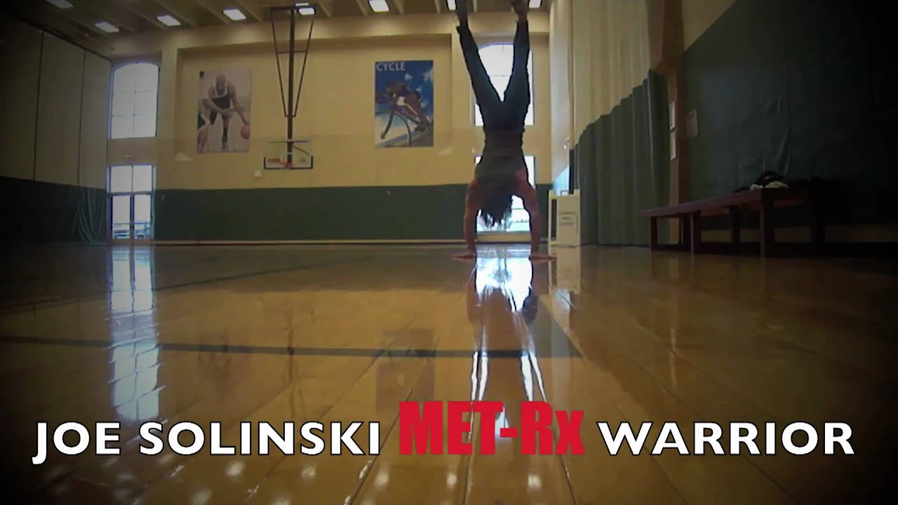 Joe Solinski's MetRx Warrior Workout Contest Video - YouTube