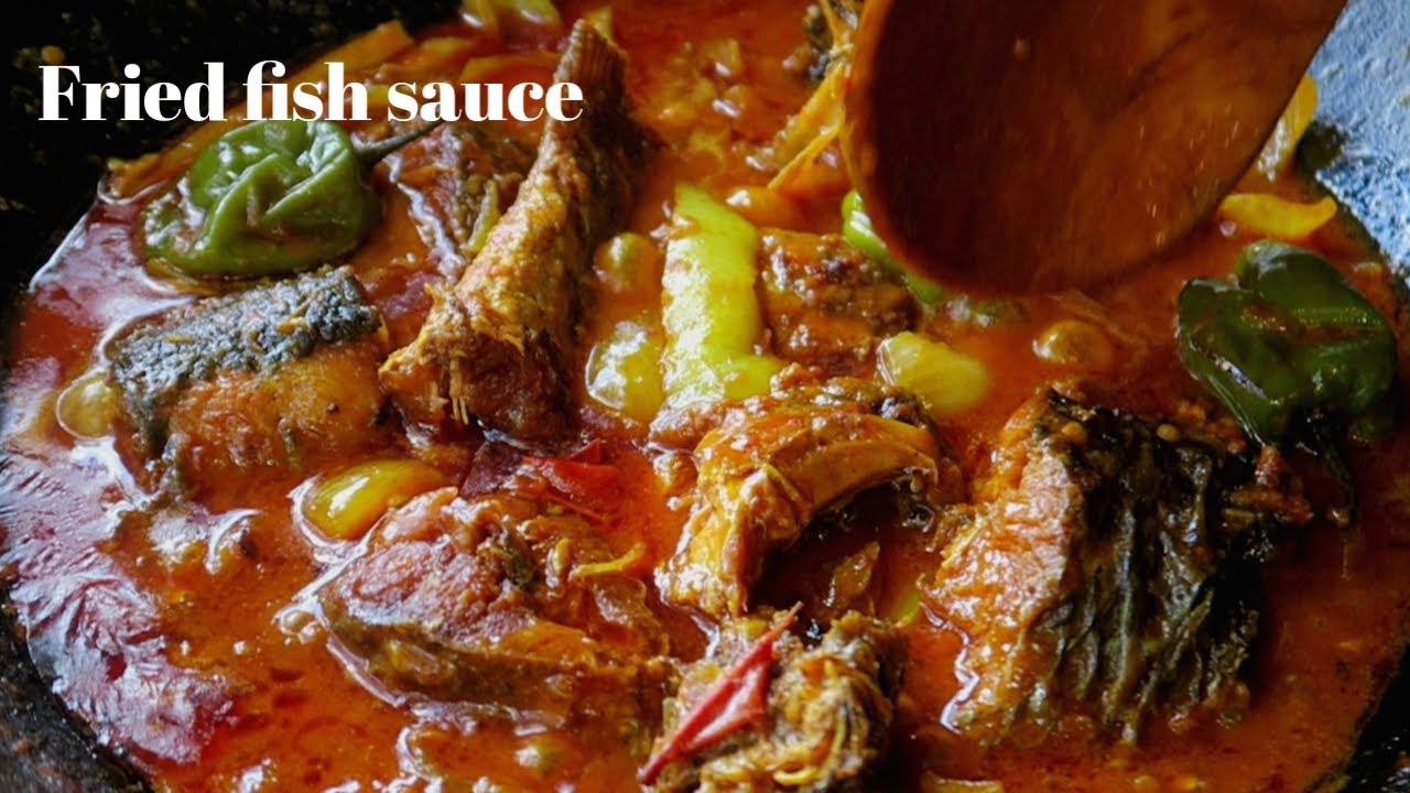 Fried fish sauce | west Africa style - YouTube