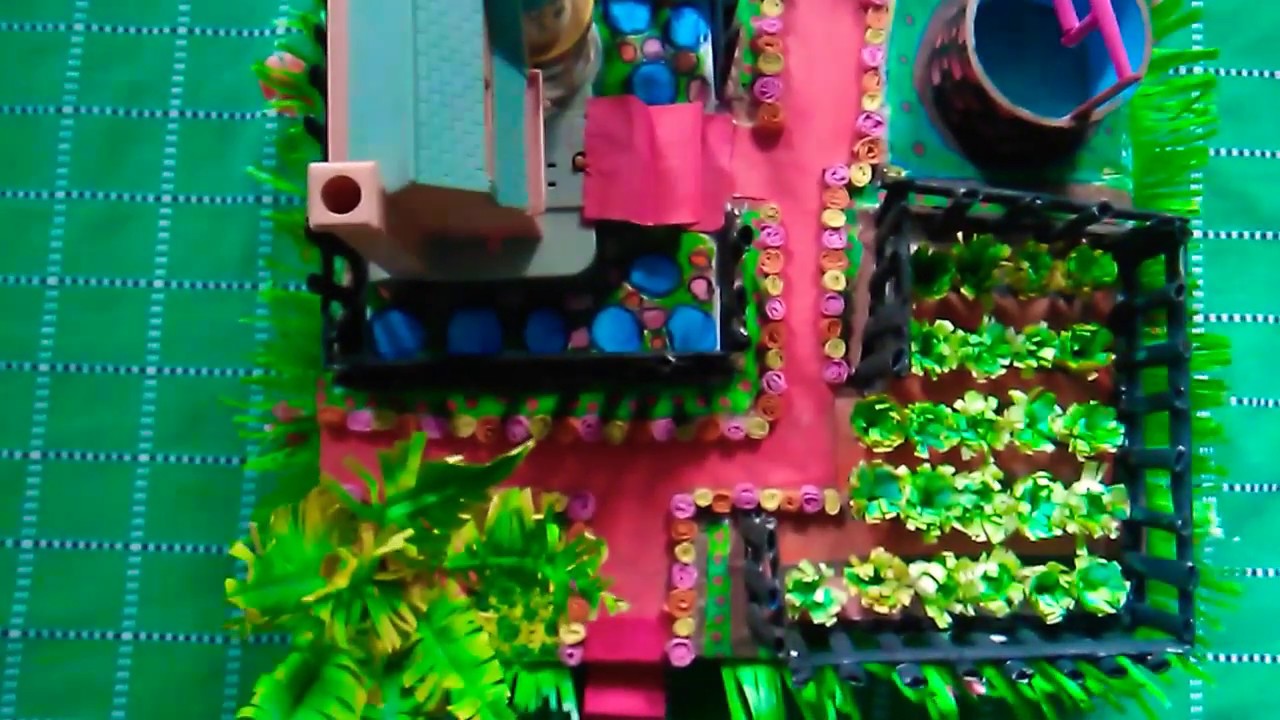 How to make model of village - YouTube