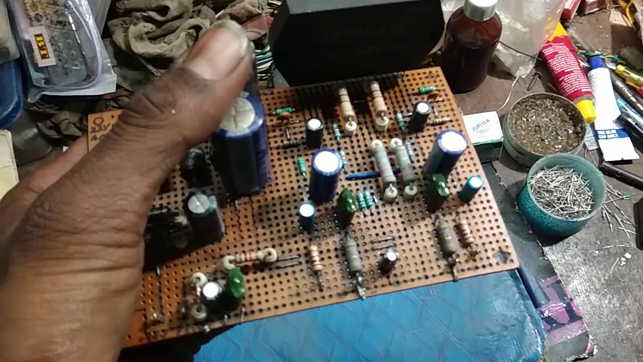 Stk-4141 power audio Amplifier part 1 - YouTube