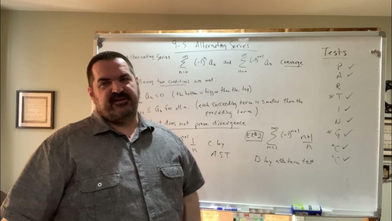 AP Calculus BC: CH.9 (9-5 Alternating Series Test P1) - YouTube