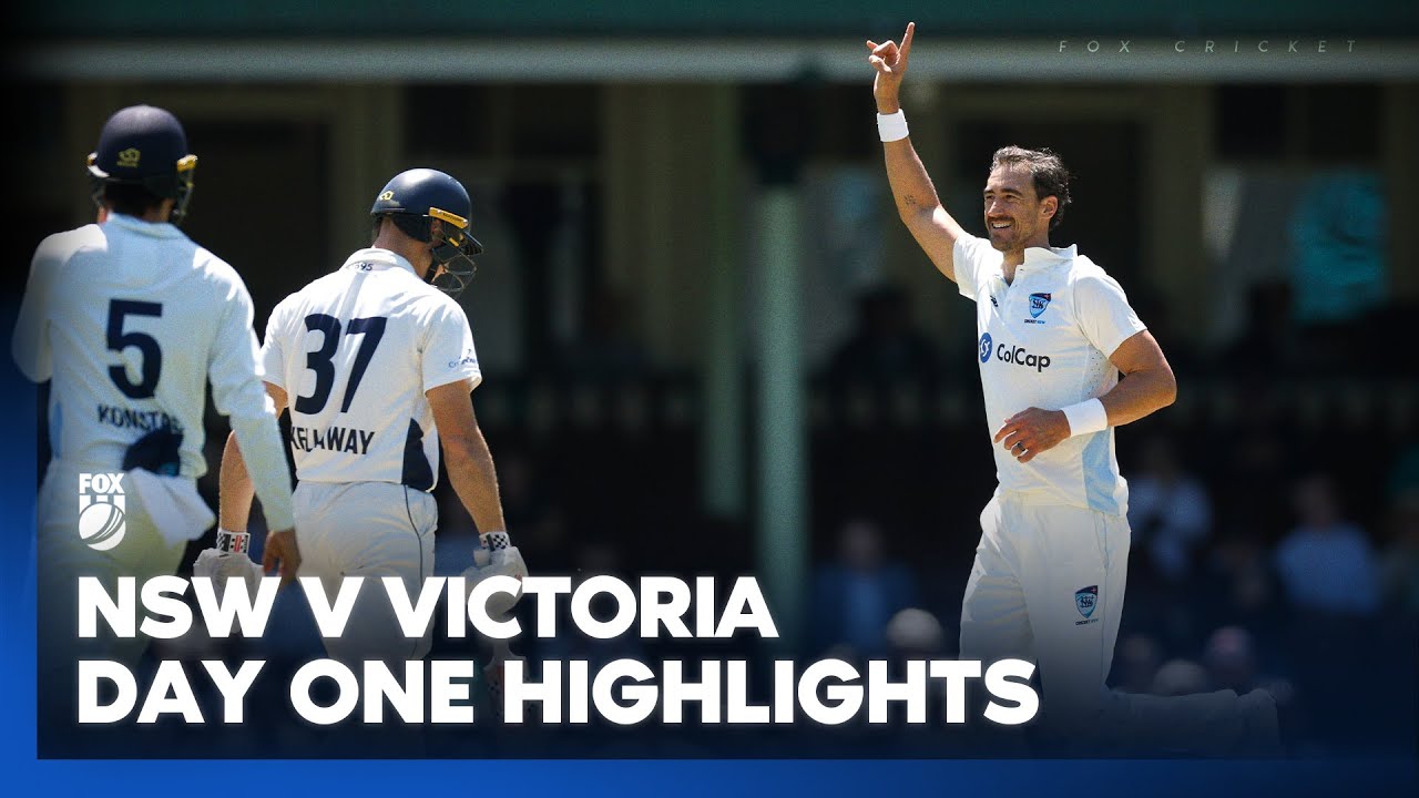 🔥 Starc shines amid Aussie stars I NSW v Victoria Day 1 Highlights I ...
