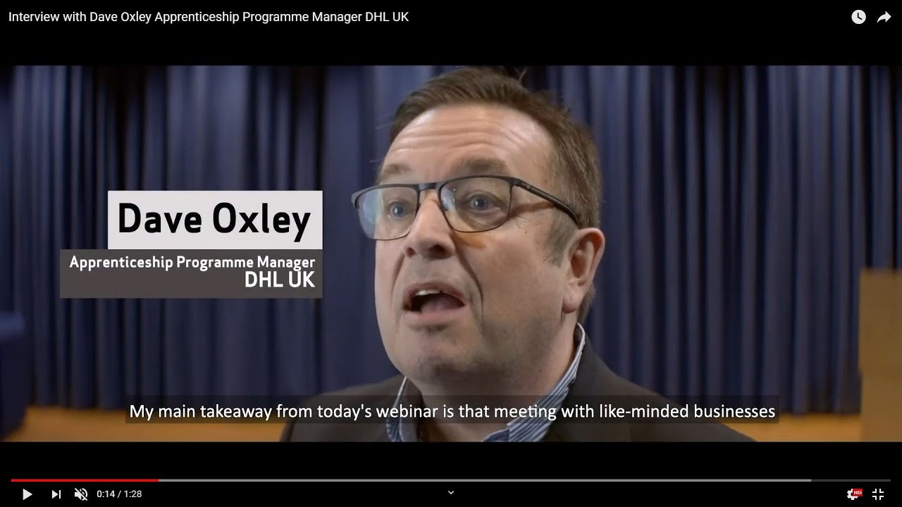 Open University Learning: Interview with Dave Oxley | DHL UK - YouTube