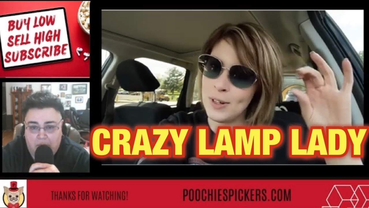 Thrifting with Crazy Lamp Lady - Reselling Reaction Video - YouTube