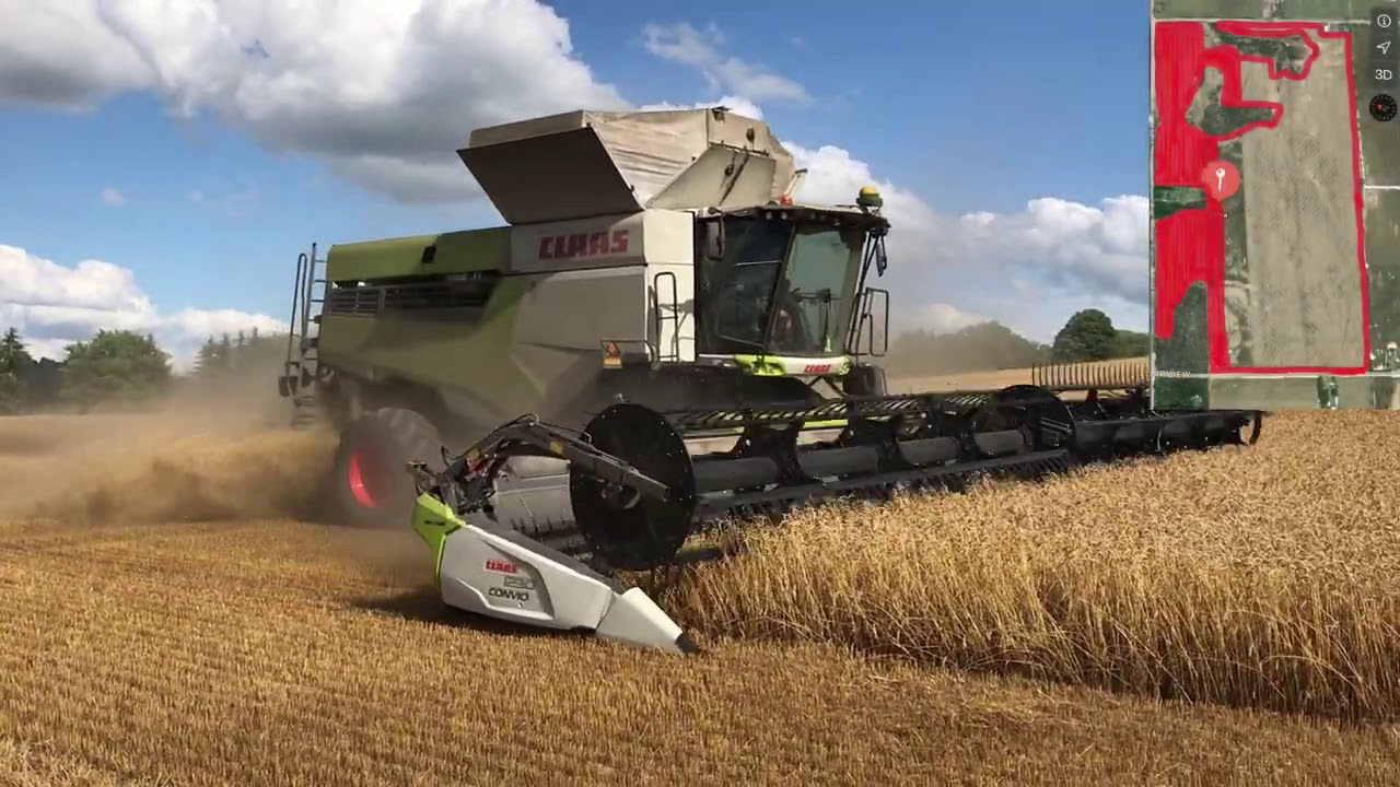 Click the Link - Patron Farms 8700TT Wheat Harvest - Re-Edited - YouTube