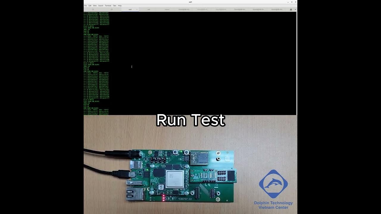 [FPGA Prototype] eMMC Controller on Xilinx Zynq Ultrascale+ - YouTube