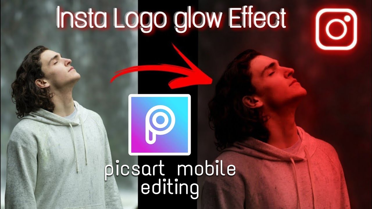 Insta logo glowing effect | Instagram logo light glow | mtgrapicx - YouTube