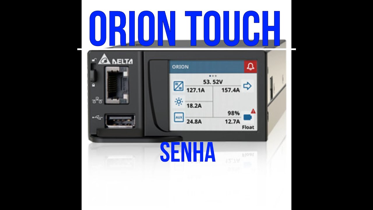 Medidor PLc Delta ORION Touch senha - YouTube