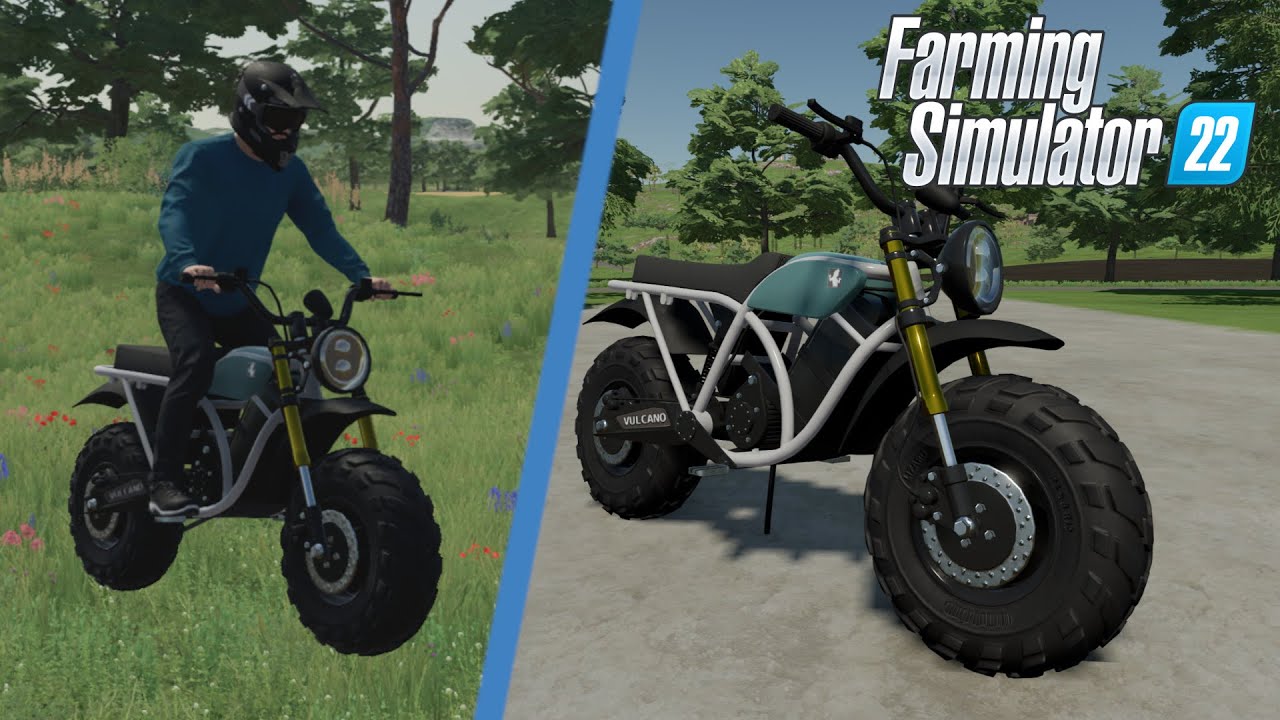 FS22 - Lizard Vulcano Electric MOTORBIKE - Farming Simulator 2022 ...
