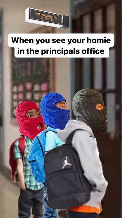 When you see your homie in the principals office #funny #comedyskit # ...