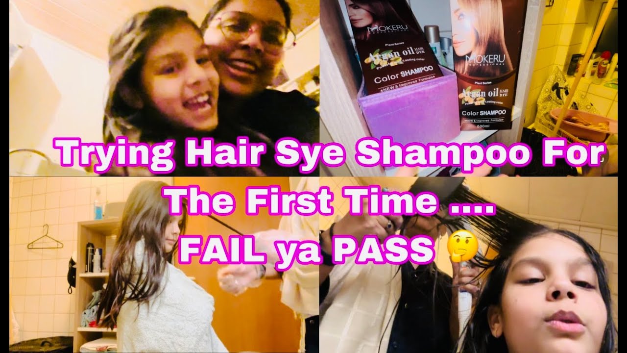 Trying HAIR DYE SHAMPOO For The FIRST Time | FAIL or PASS | Daily Vlog ...