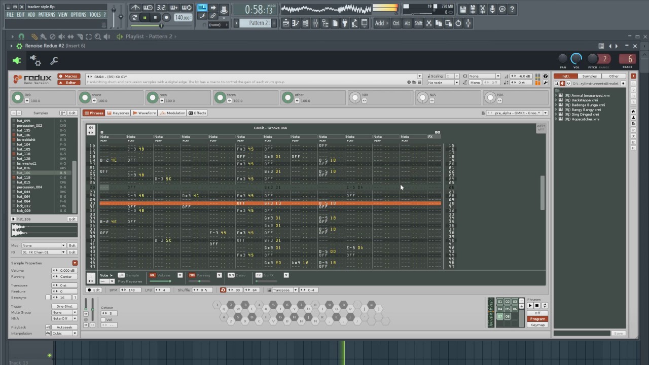 Fruity loops & renoise 2 in 1 - YouTube