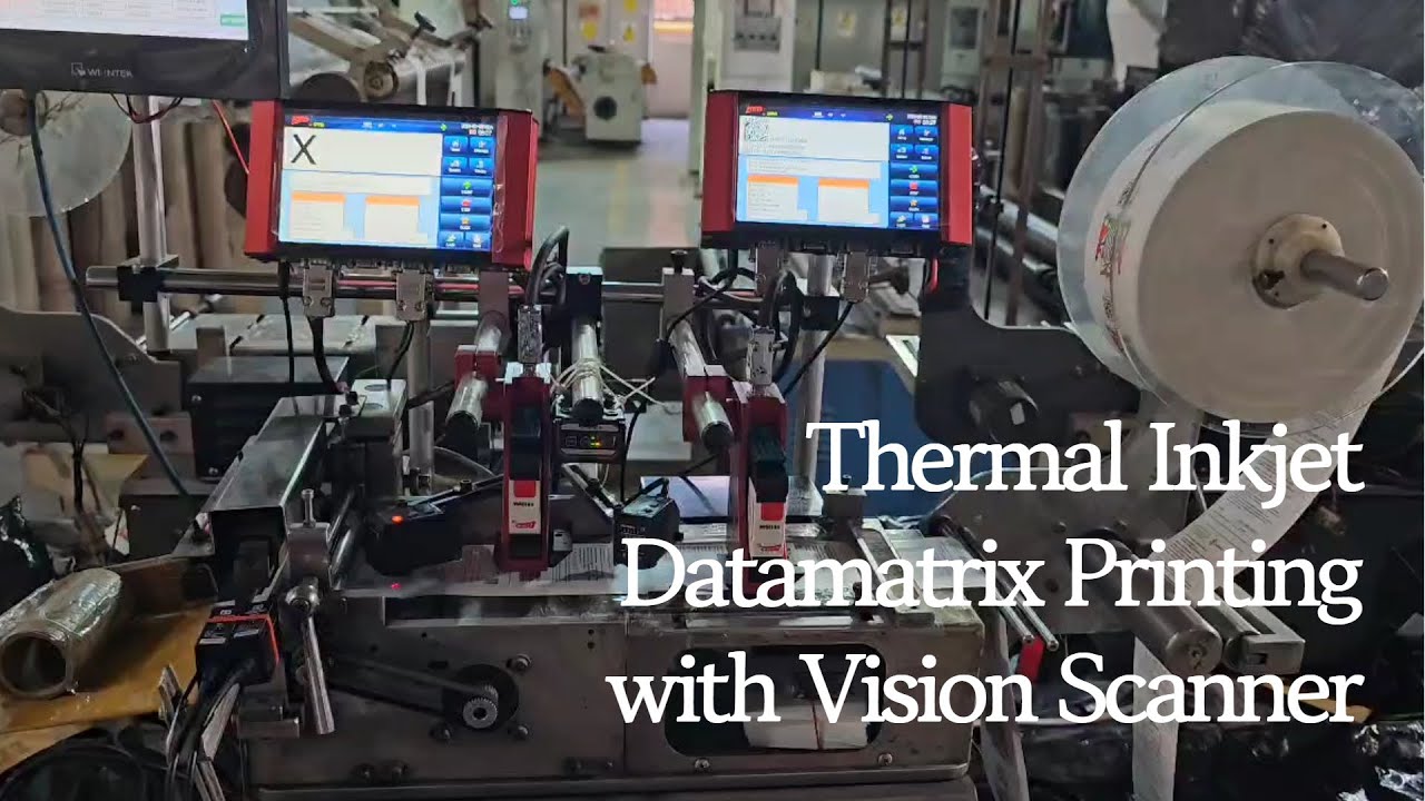Thermal Inkjet with Vision Scanner #INTERMAC #REDTIJ - YouTube