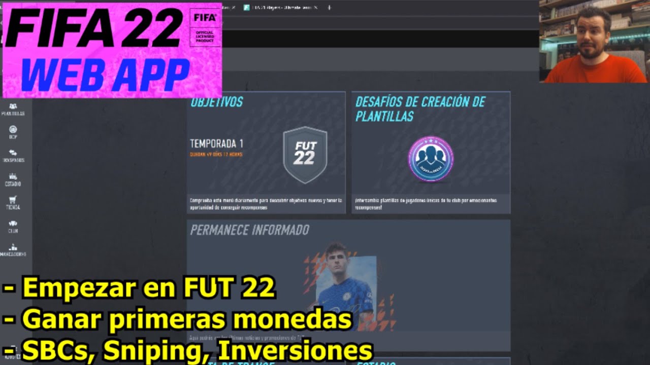 FIFA 22 WEB APP - ¿Cómo empezar en Ultimate Team? GANAR LAS PRIMERAS ...
