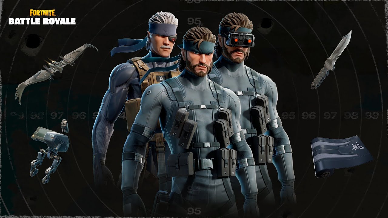 La Nueva Skin Solid Snake en Fortnite - YouTube