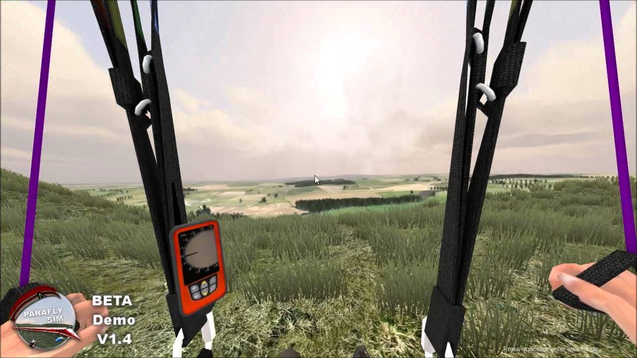 Helpful for thermal finding! 3D Paragliding Simulator Parafly - YouTube