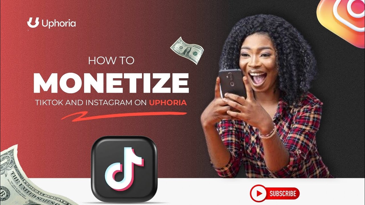 UPHORIA - How to MONETIZE TIKTOK AND INSTAGRAM ACCOUNT on Uphoria | Uphoria platform ? #uphoria