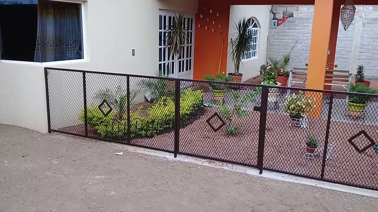 Como se hace un Barandal para jardin - YouTube