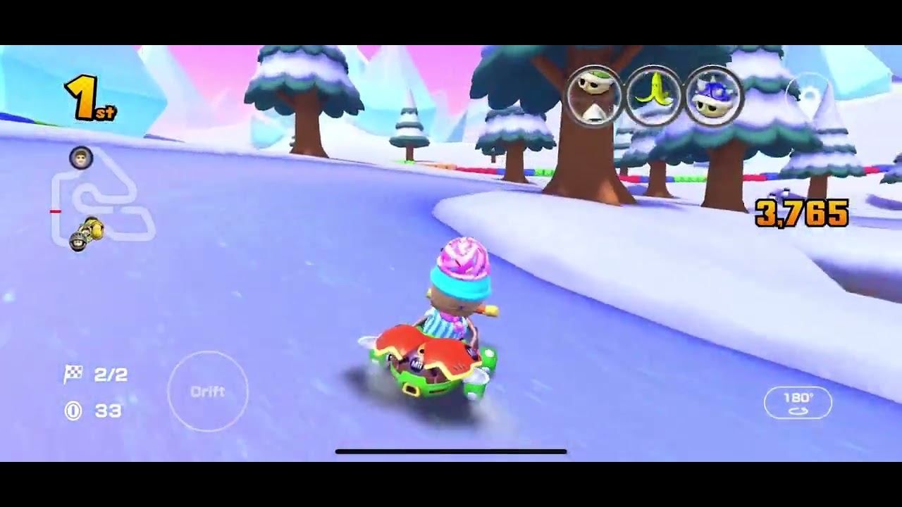 Mario Kart Tour - GBA Snow Land Gameplay & OST (Holiday Tour 2022 NEW ...