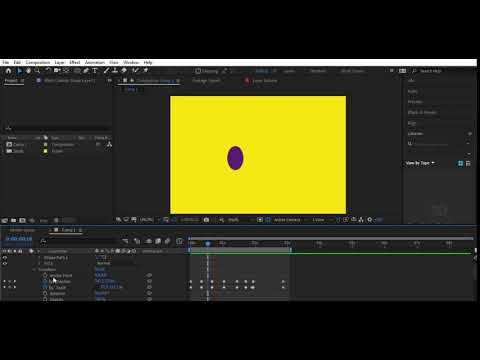 bolinha quicando testes after effects