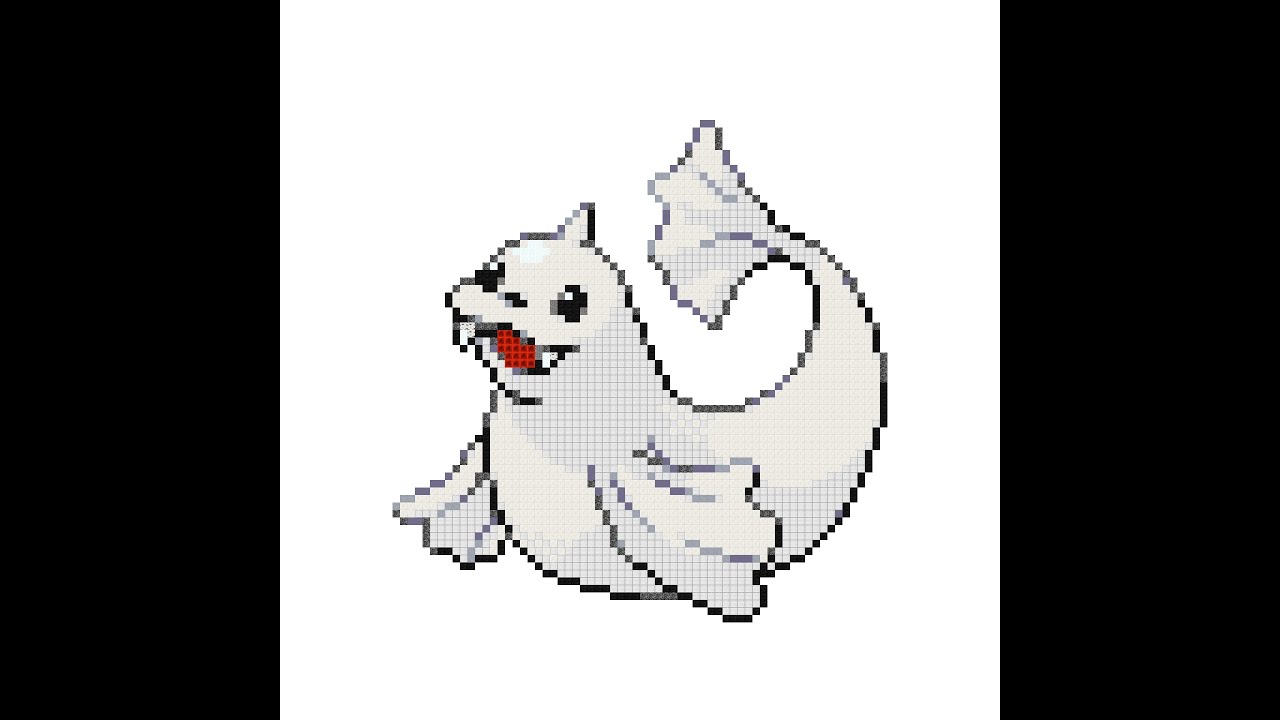 (Minecraft Pixel Art) Pokedex Project 32- Seel & Dewgong - YouTube