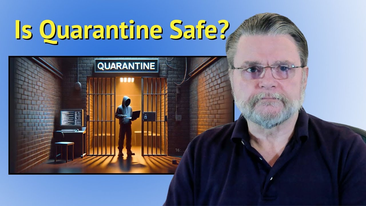 What Does It Mean to Quarantine Malware? And Is It Safe? - YouTube