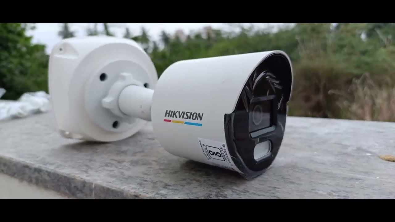 hikvision 4mp ip full colour cameras - YouTube