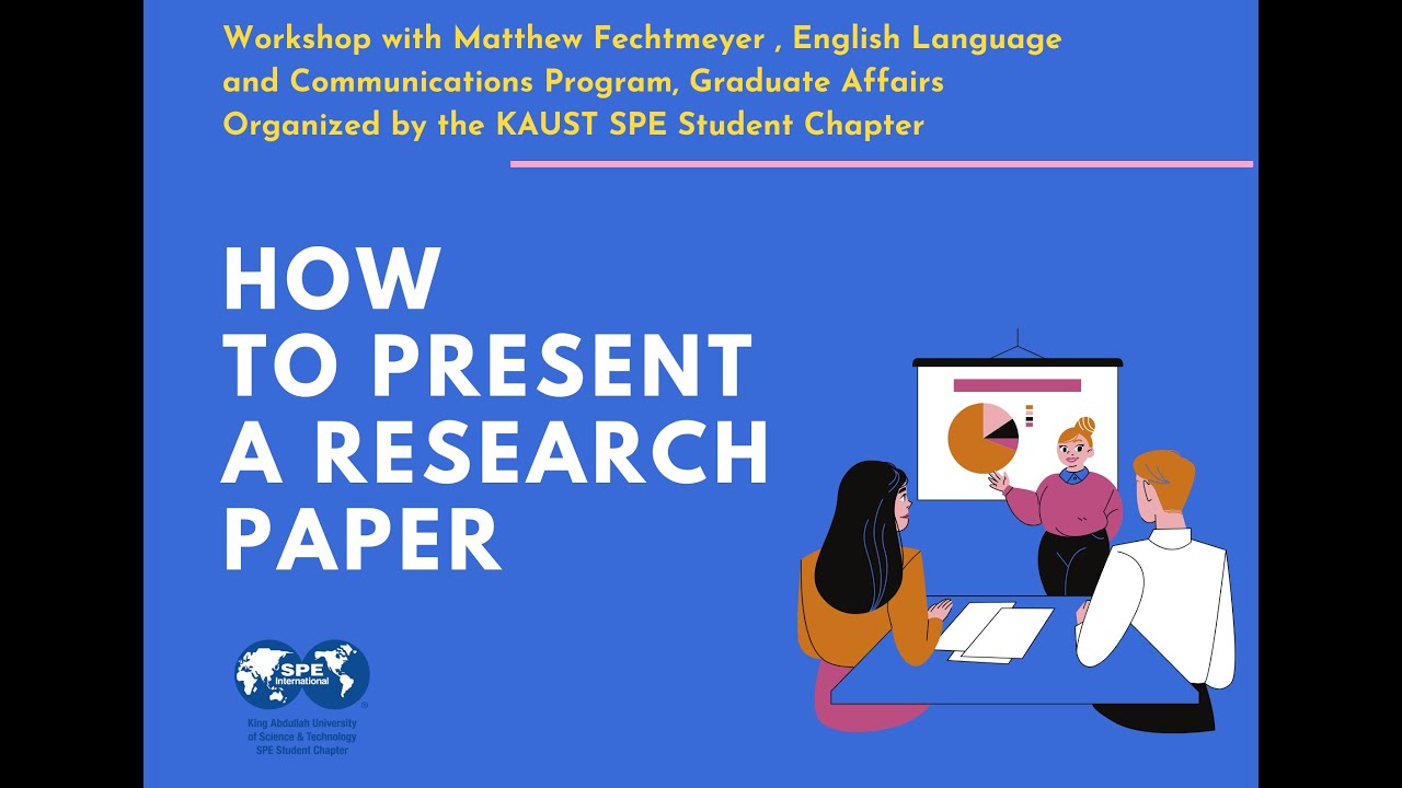 How to present a research paper - YouTube