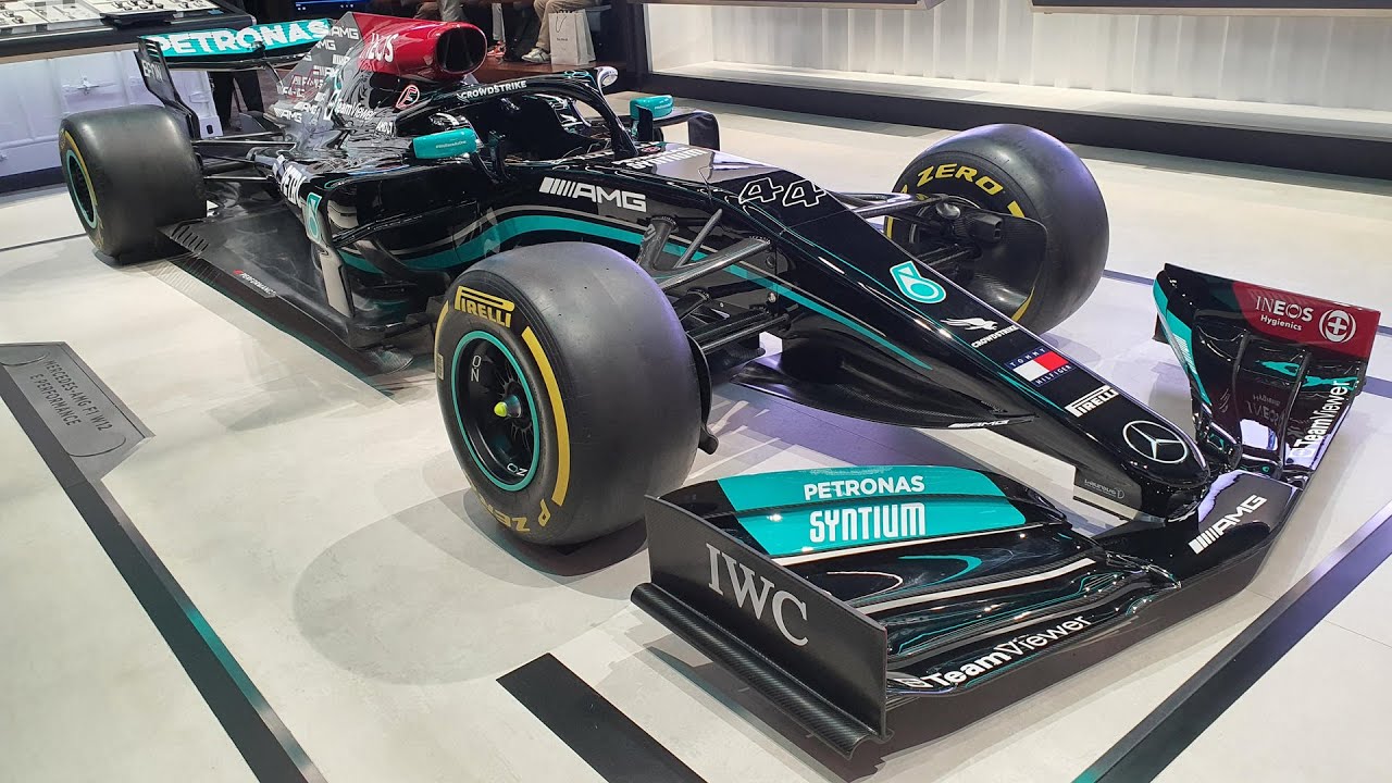 Mercedes AMG F1 W12 Petronas racing car first look - English - YouTube