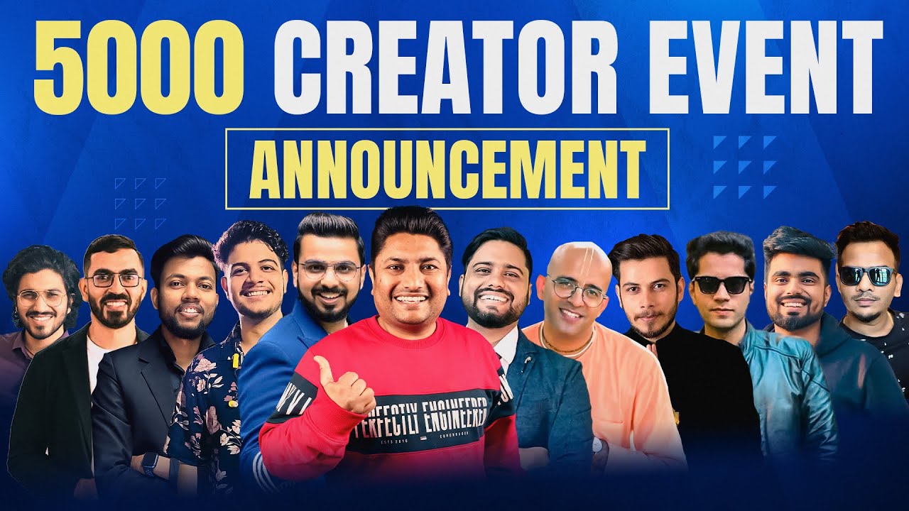 Biggest Creator Carnival 2023 | 5000+ YouTube Creator | इस बार फुल धमाल ...