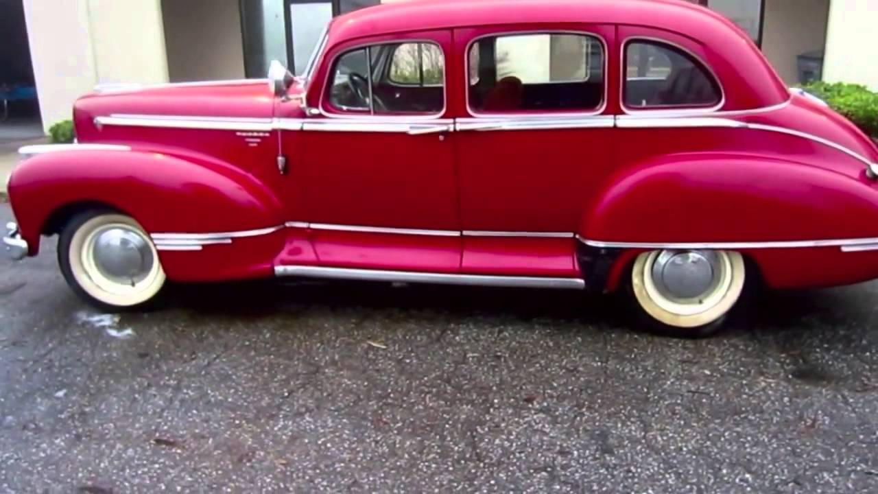 1947 Hudson Commodore Eight on GovLiquidation.com - YouTube
