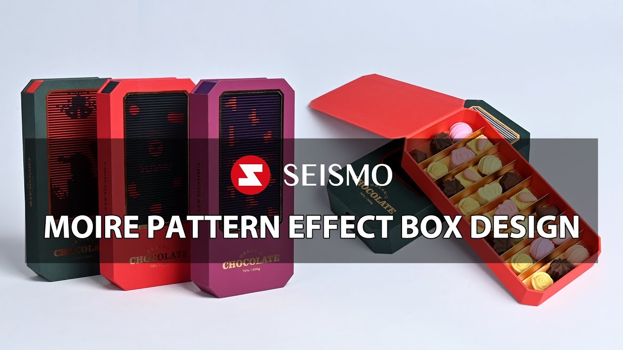Moire Pattern Effect Box Chocolate Box Design #chocolatebox # ...