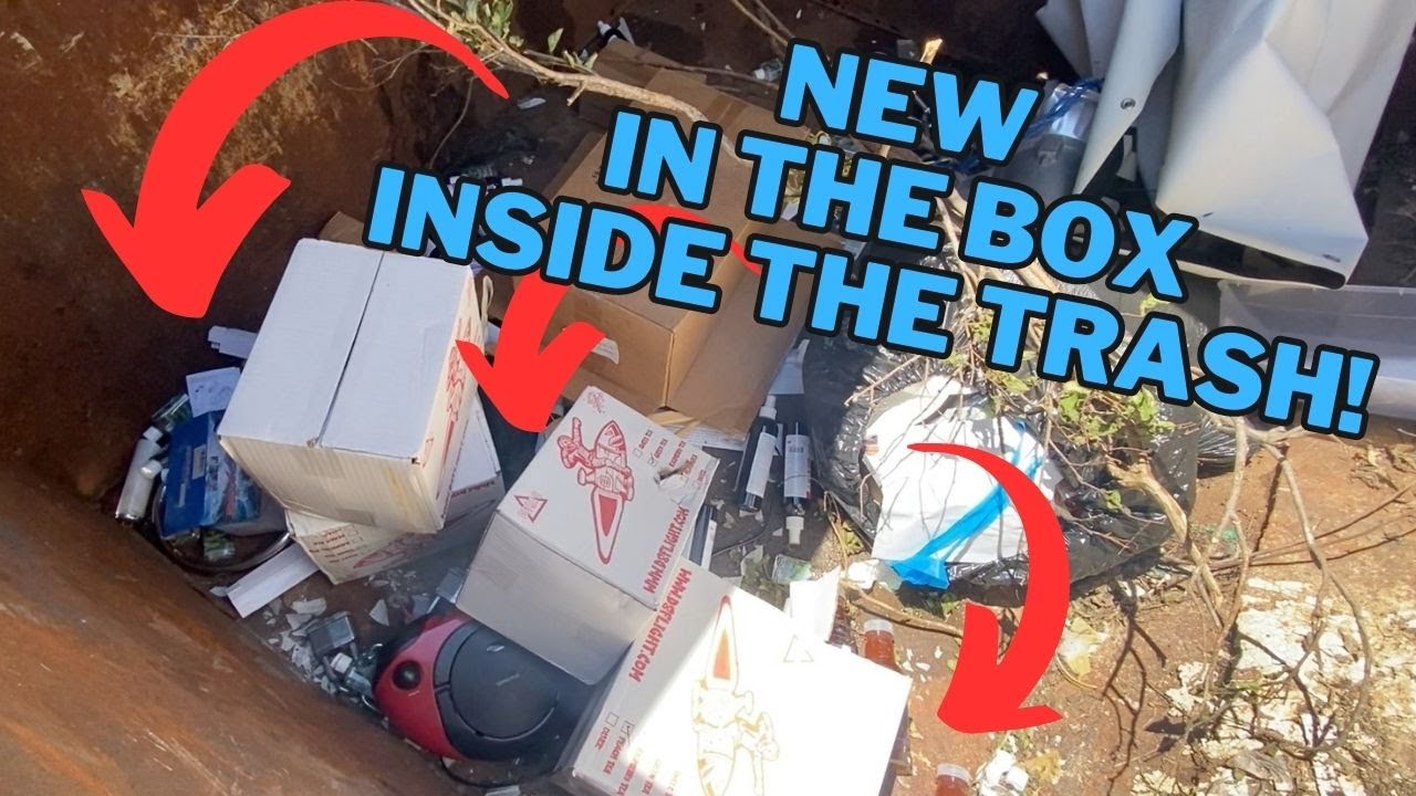 DUMPSTER DIVING One Man's TRASH is Another Man's TREASURE! - YouTube