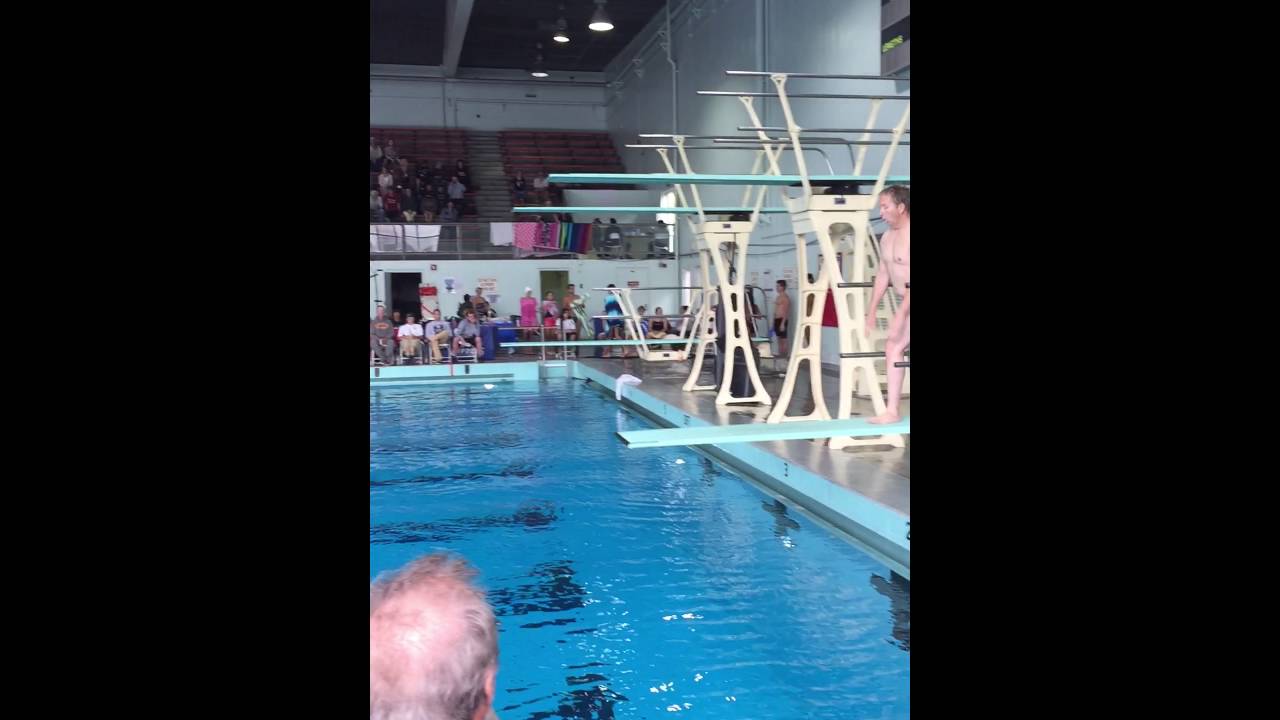 Big Fat Diver: State Championships 1-meter - 103B - YouTube